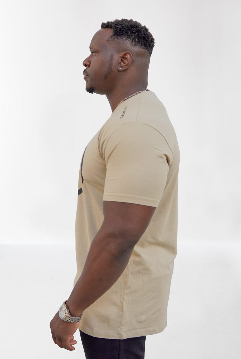 Pilot Tee (Sand) – MUSCLER UNLIMITED